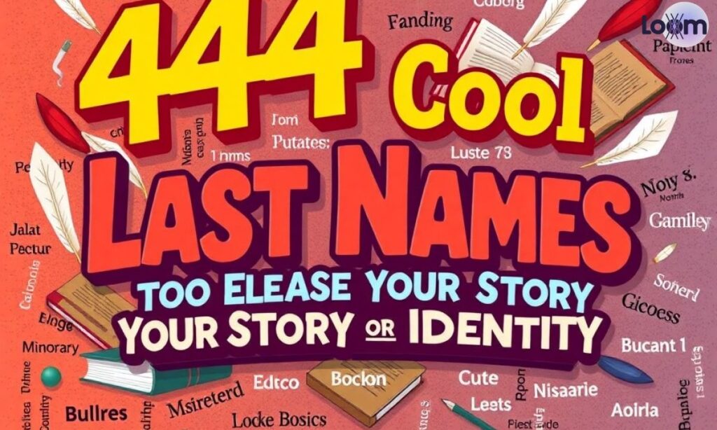 444+Cool Last Names to Elevate Your Story or Identity
