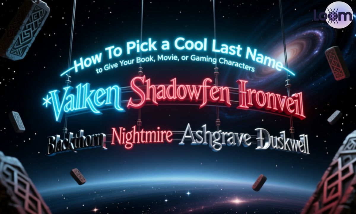 320+ of the Cool Last Names To Give Your Book, Movie or Gaming Characters
